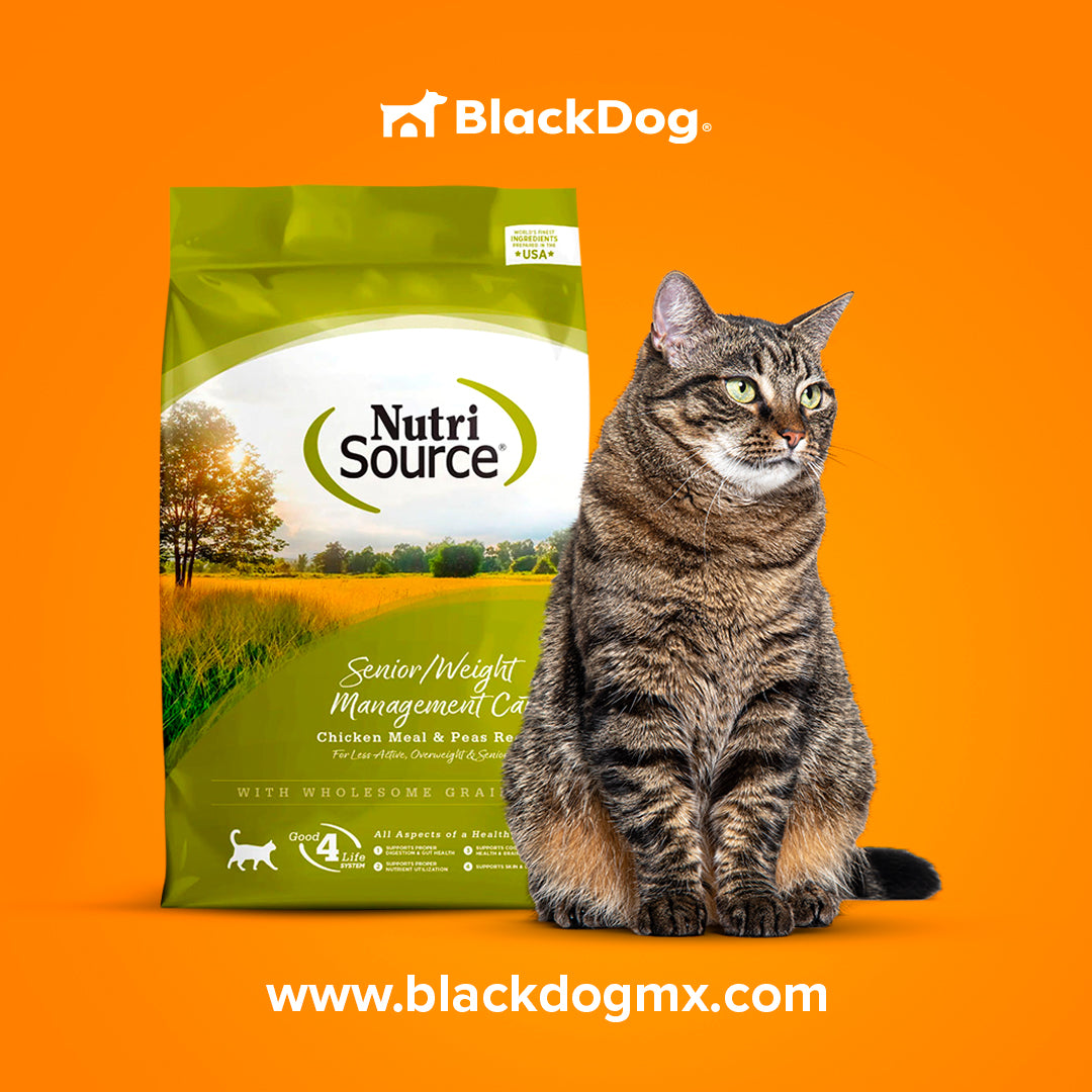 NutriSource Senior and Weight Management Cat Recipe / Gato Adulto Mayo ...